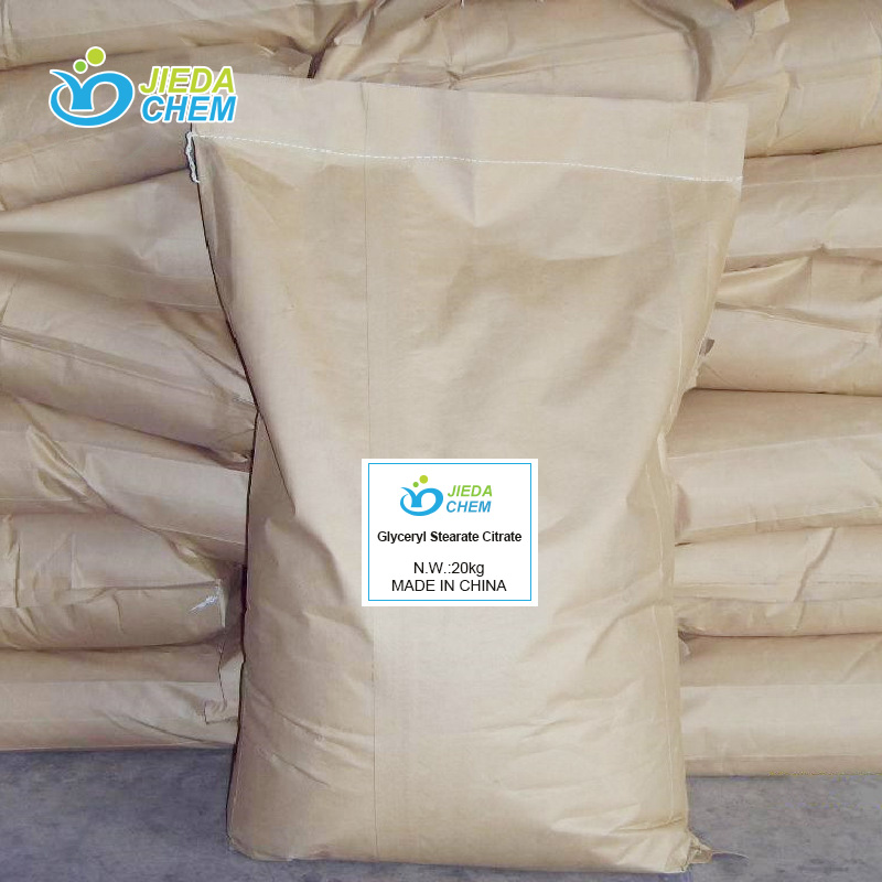 Emulsifiers Light Yellow Flaky Solid 20kg/Bag Glyceryl Stearate Citrate ...